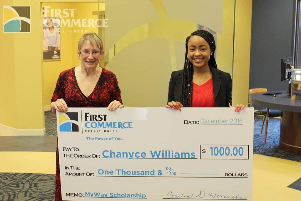 First Commerce awards 2016 MyWay scholarships