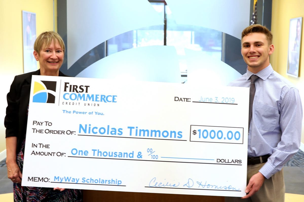 First Commerce Credit Union Awards 2019 MyWay Scholarships to Local ...